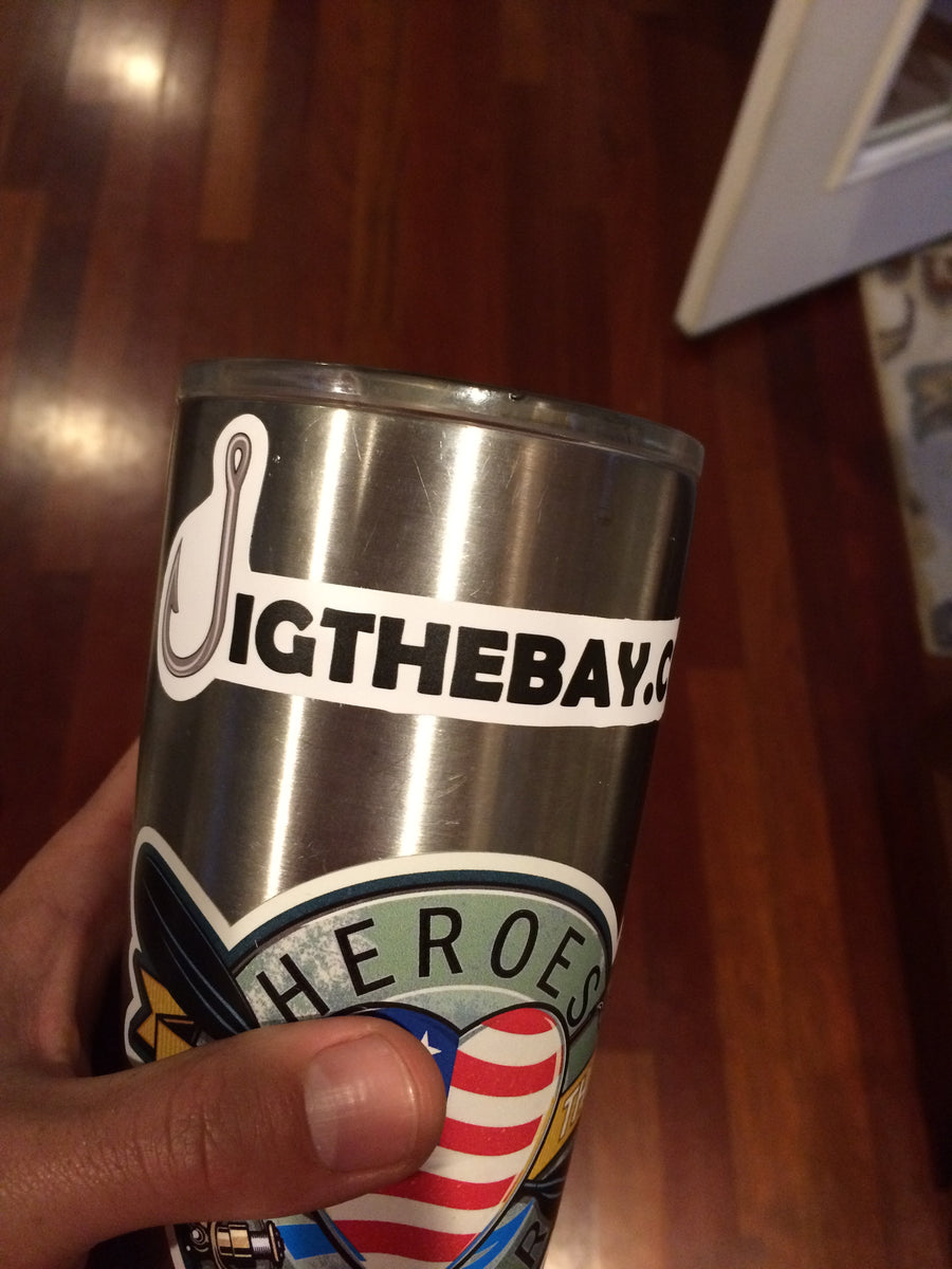 Jig The Bay Die-Cut Sticker – Jig The Bay Fishing Store